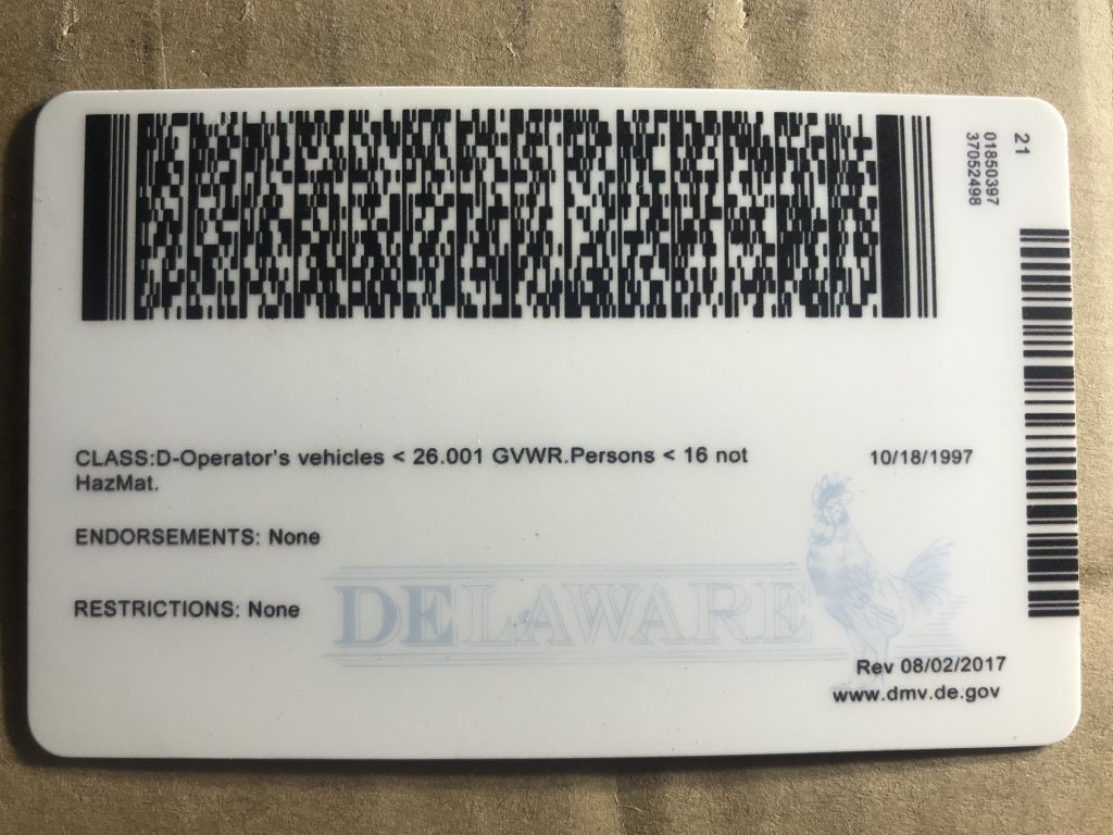 Delaware Fake ID | Buy Scannable Fake IDs | IDTop